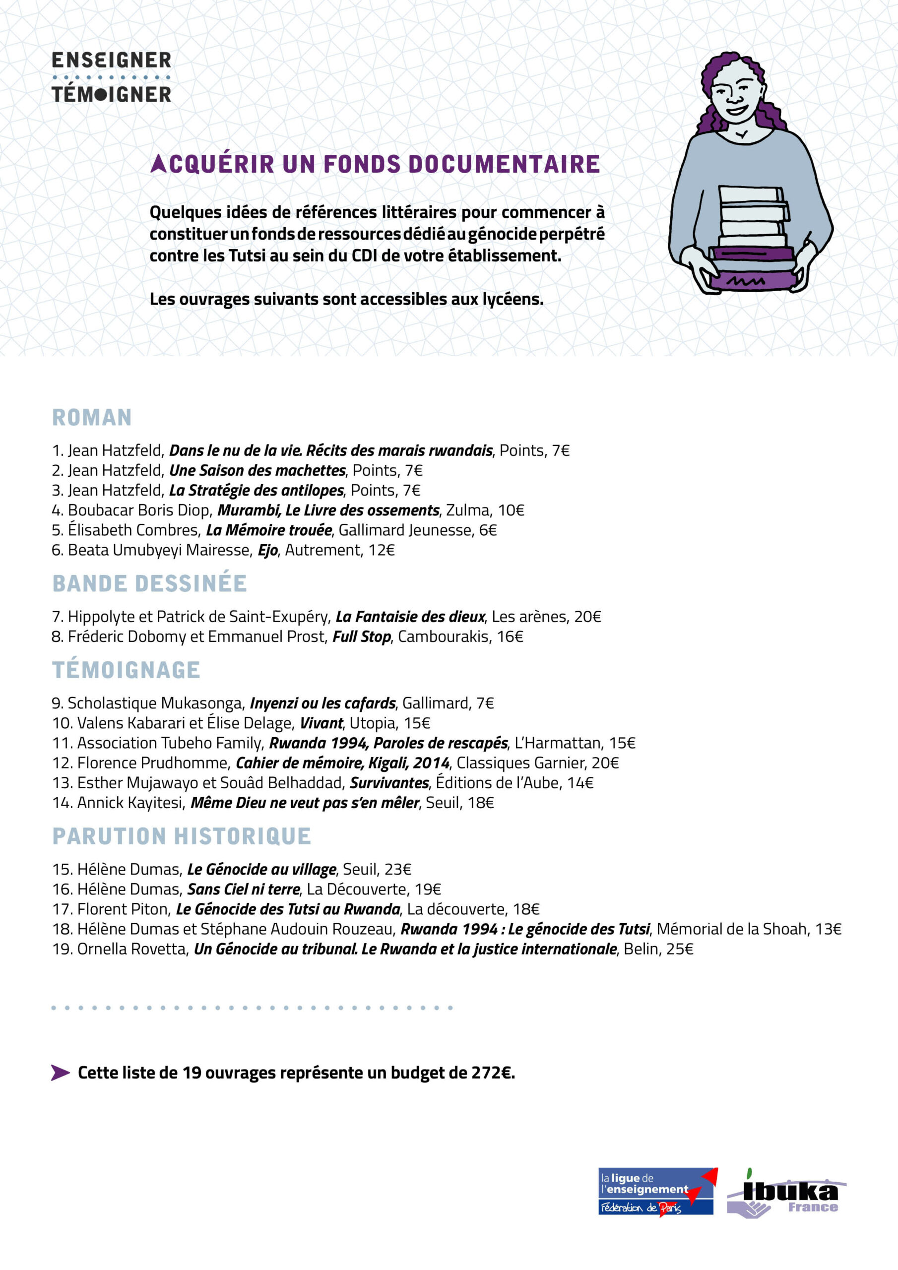 Enseigner | Témoigner Fonds documentaire